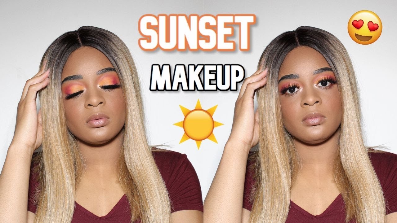Sunset Makeup Tutorial | CongoleseSisters - YouTube
