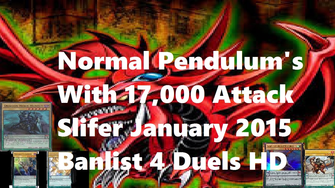 Yugioh Normal Pendulums 17,000 Attack Slifer (4 Duels HD 1080p) - YouTube