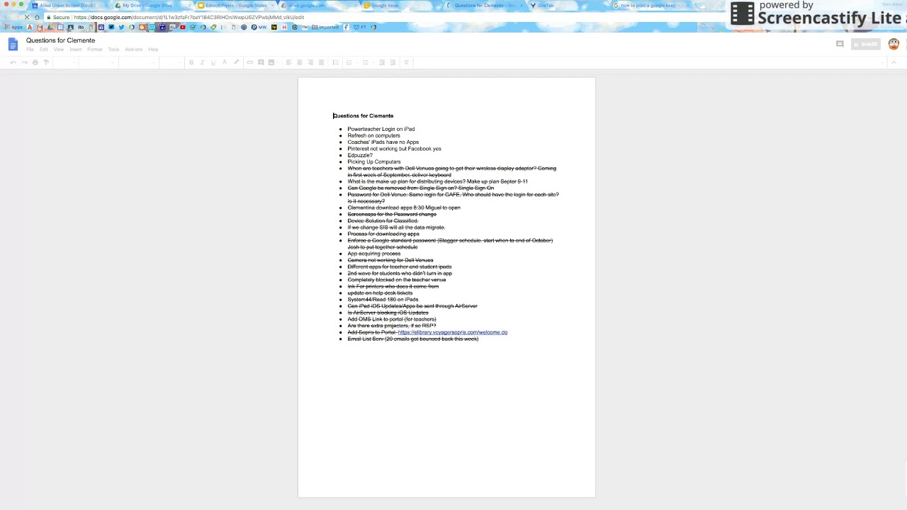 Printing from Google Keep - YouTube