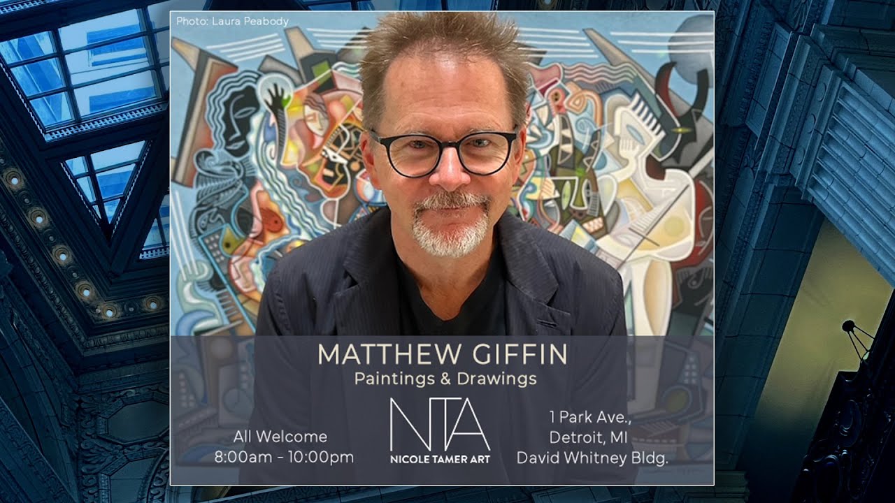 Matthew Giffin at Nicole Tamer Gallery - December 2022 - YouTube