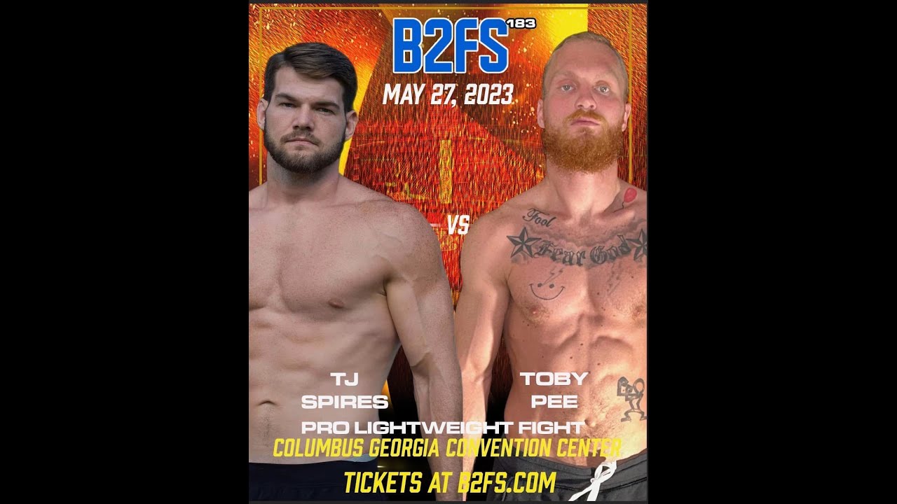 B2 Fighting Series 183 | TJ Spires vs Toby Pee 155 Pro - YouTube