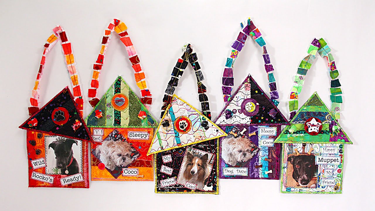 LIVE! Dog Houses From Fabric Scraps with Barb Owen - HowToGetCreative ...