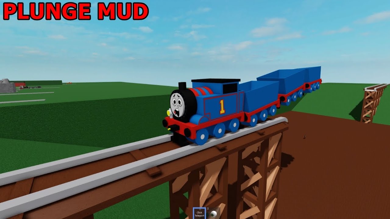 THOMAS AND FRIENDS CRASHES Thomas Plunge MUD 9 Thomas the Tank Engine ...