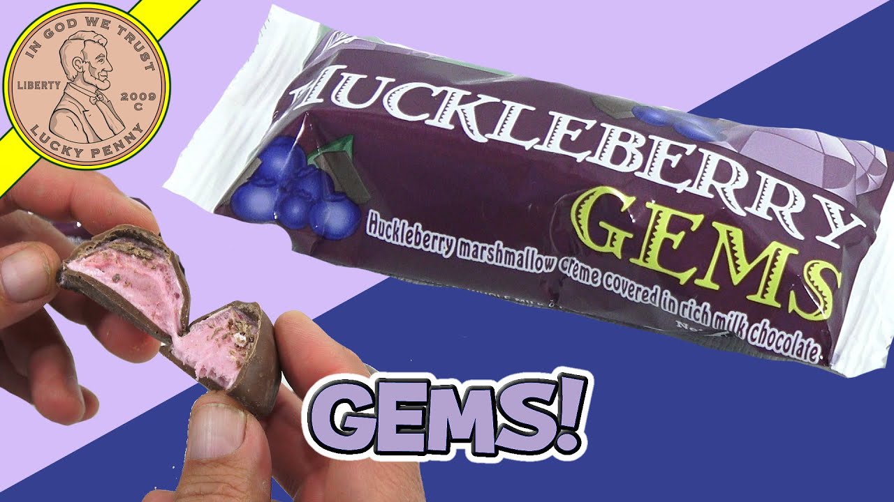 Owhyee Huckleberry Gems From The Idaho Candy Company Taste Review - YouTube