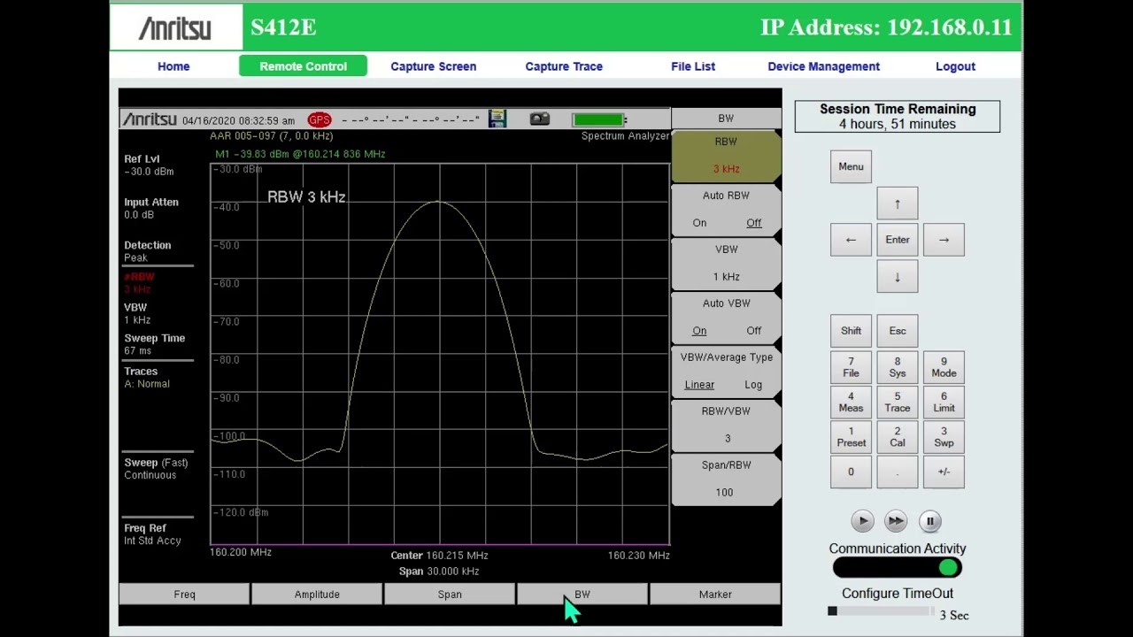 Anritsu S412E Spectrum Analyzer - YouTube