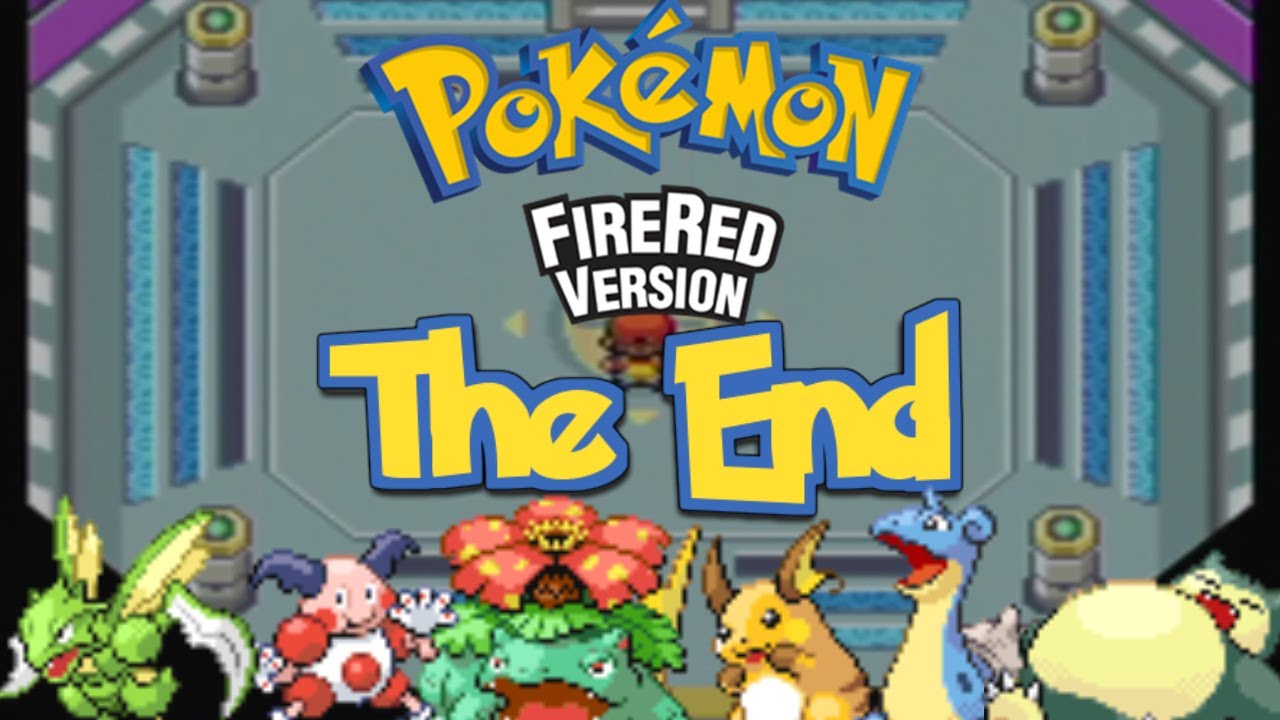 Pokémon FireRed PostGame Finale - YouTube