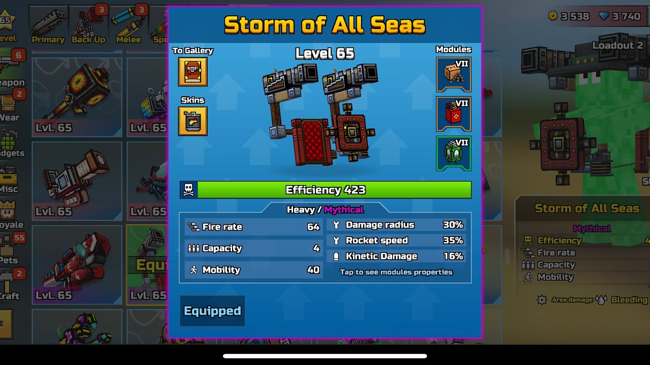 Storm of all seas review | Pixel Gun 3D - YouTube