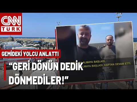 Batan Gemide Korku Dolu Anlar! Kurtulan Yolcu Dehşeti Anlattı: “Kaptan İnat Etti, Devam Etti”