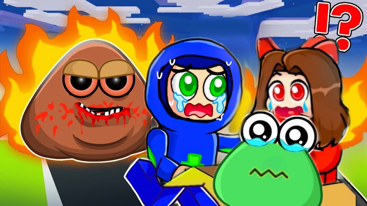 Saving POU & POULINA Baby DOU in Roblox!! - YouTube