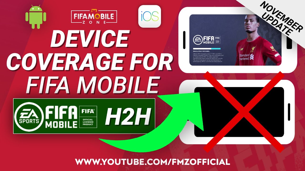 Device coverage for FIFA Mobile | FIFA Mobile on iOS and Android ...