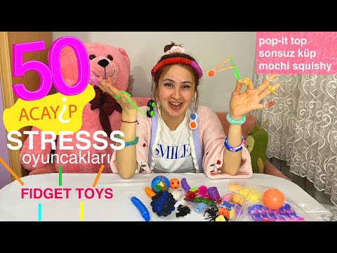 50 ACAYİP STRES OYUNCAĞI - Hangisi daha stressiz??? Minimela Mutfak #antistress #oyuncak #popit