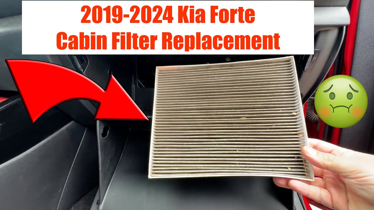 DIY: 2019 2024 Kia Forte Cabin Filter Replacement - YouTube