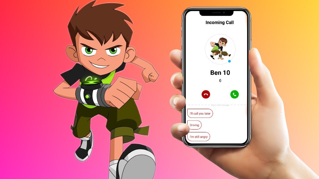Llamada de Ben 10 para los niños de la casa para que se porten bien ...