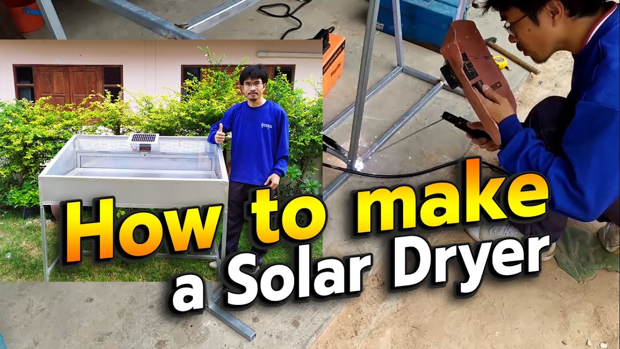 How To Make A Diy Solar Dryer Youtube
