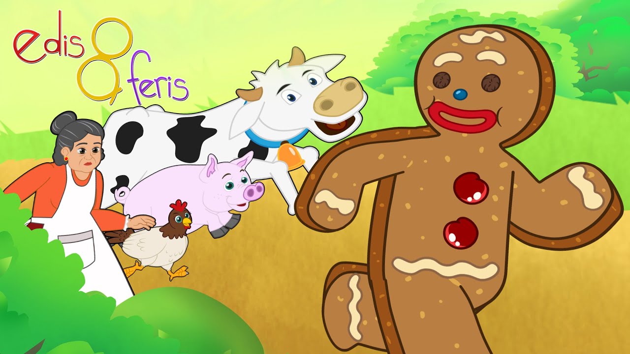 Zencefilli Kurabiye Adam Masal Şarkısı | Edis ile Feris Çizgi Film ...