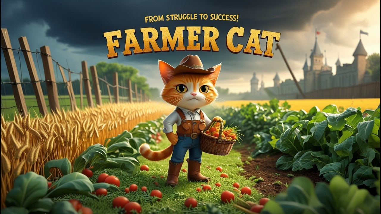 Farmer Cat’s Biggest Challenge – From Struggles to Success #catstories ...