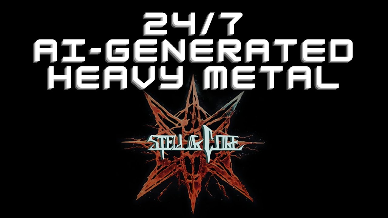 🔴Stellar Core's AI-Generated Heavy Metal Trilogy 24/7 Live Stream ...