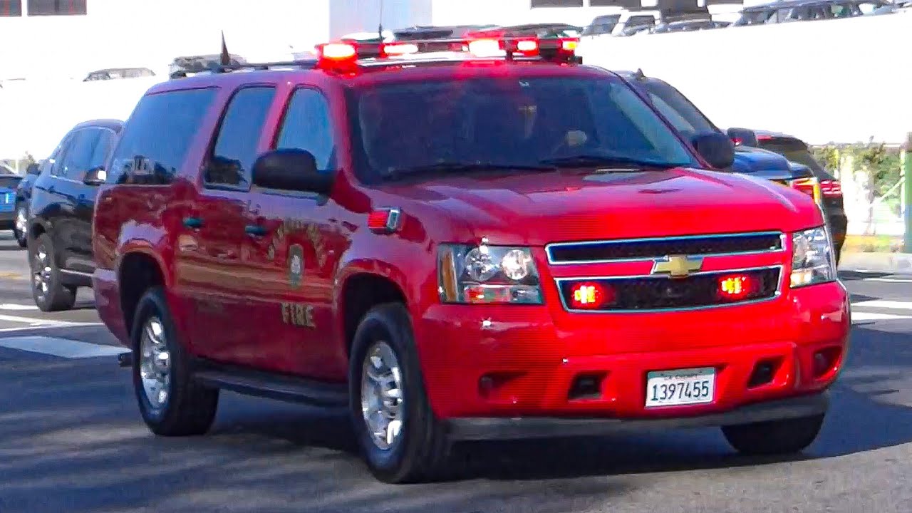 Beverly Hills Fire Dept. Battalion 1, Truck 4 & Engine 5 Responding ...