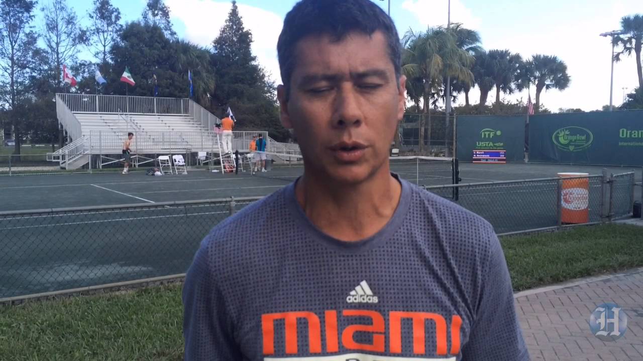 Orange Bowl International Tennis: A chat with UM coach Mario Rincon ...