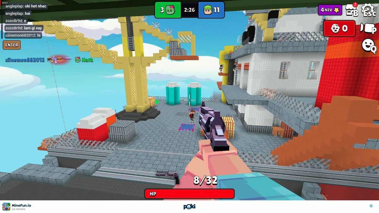 MineFun.io no Poki – Aventura Online em Blocos! Direto Do Navegador ...