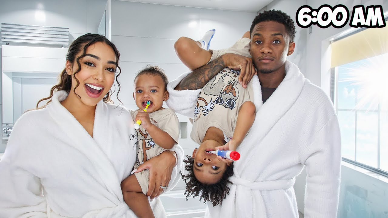 Our REALISTIC Morning Routine with TWO Toddlers! - YouTube