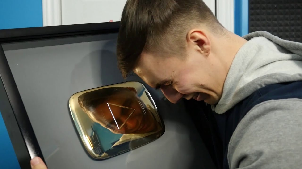 I'M FINALLY COMPLETE - 1 Million Subscriber Gold Play Button - YouTube