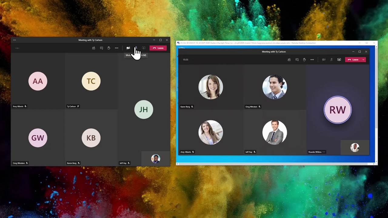 Demo - Allow Unmute and Meeting Options - YouTube