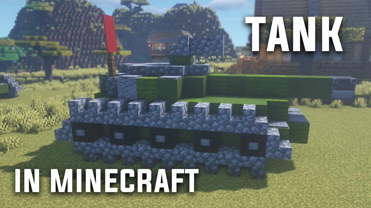 How to build a Tank in Minecraft - YouTube