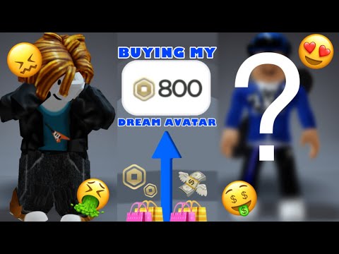 800 ROBUX SHOPPING SPREE for my DREAM AVATAR on ROBLOX! 😍😁 - YouTube
