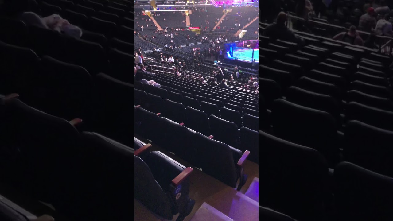 Seats at UFC 244 - YouTube
