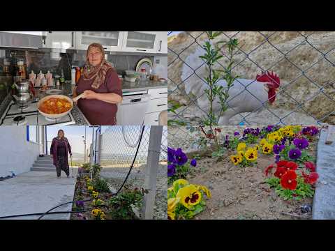 KÖYDE YAŞAM SABAH KAHVALTIMIZ NEFİS MENEMEN TEREYAĞLI