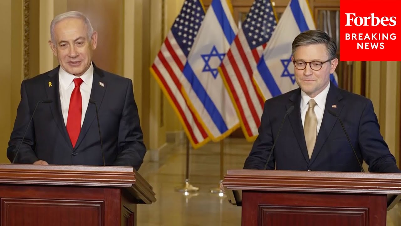 JUST IN: Speaker Johnson, Israeli PM Netanyahu Speak About ...