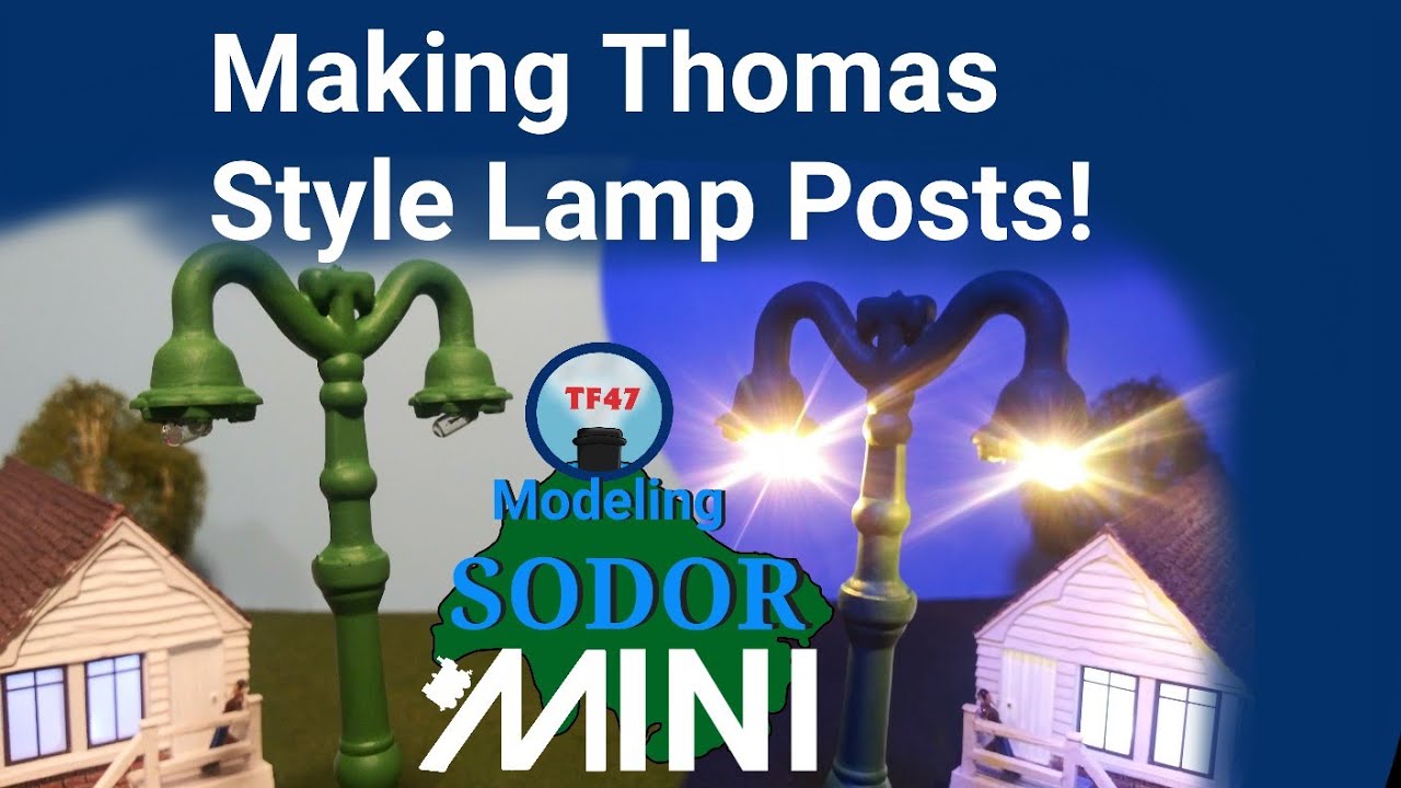 Making A Thomas Lamp Post!! | Modeling Sodor Mini!! | Model Railway ...
