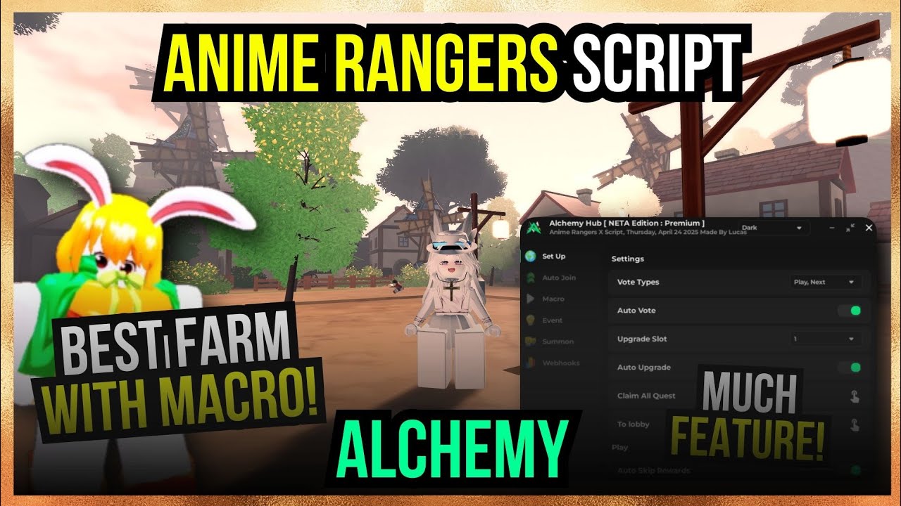 ANIME RANGERS X Script | BEST AUTO FARM | MACRO | AND MUCH MORE! - YouTube