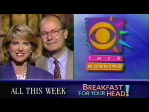 CBS This Morning Promo, May 23 1993 - YouTube