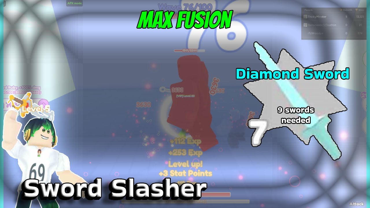 Max Fusion 🔃 // 🗡 Sword Slasher 🗡 - YouTube
