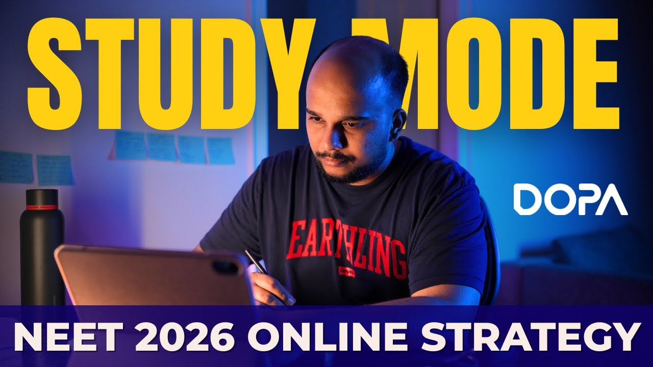 Create a 'Study Switch' in Your Brain ! | NEET Online Strategy | DOPA - YouTube