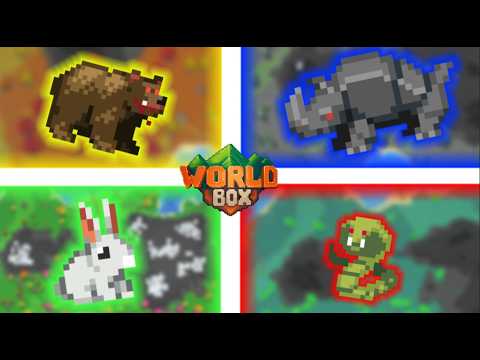 4 MAGICAL NEW Animal Kingdoms Fight to the DEATH In WorldBox! - YouTube