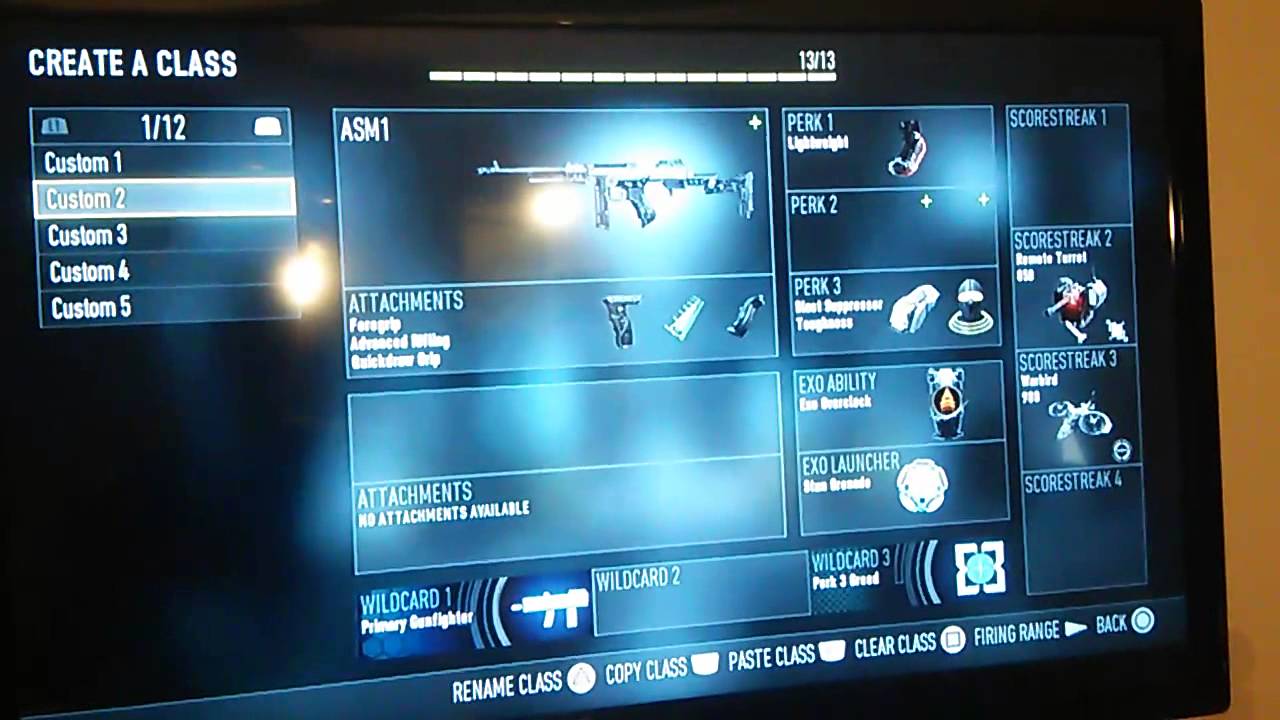 Cod AW ranked play class setup - YouTube