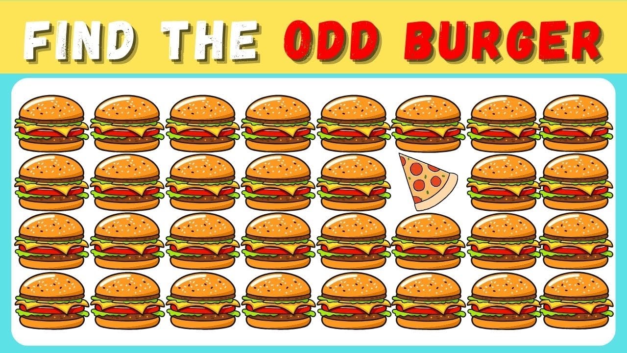 Find the ODD One Out - Junk Food Edition 🍔🍕 Emoji Quiz | Easy, Medium ...