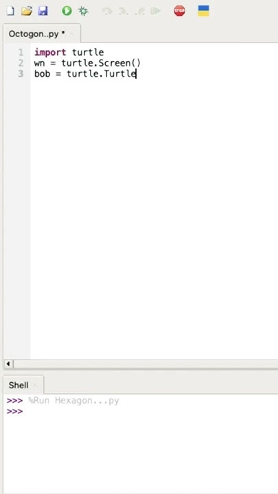 How to make an octagon using python coding. #coding #python # ...