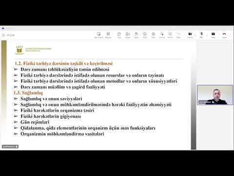 Fiziki tərbiyə fənni üzrə sertifikasiyaya hazırlıq: tövsiyələr və test nümunələrinin izahı