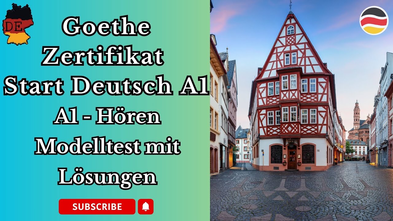 Practice A1 Start Deutsch Hören Exam Modelltest mit Lösungen | Goethe ...
