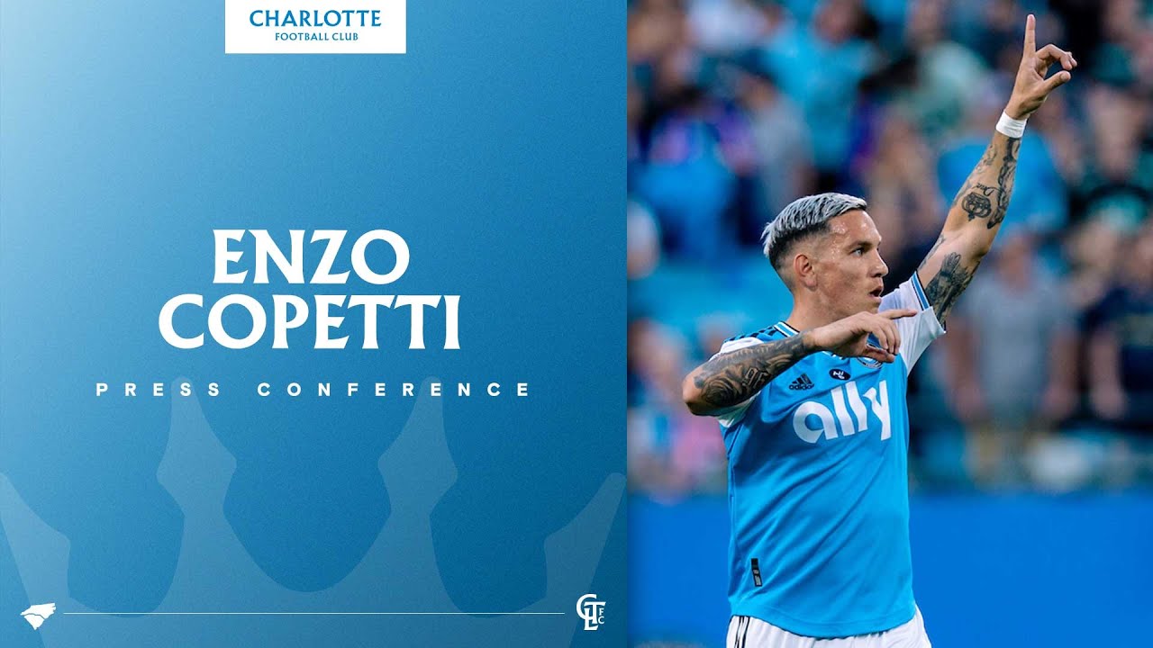 Enzo Copetti Press Conference | Charlotte FC vs New York City FC - YouTube