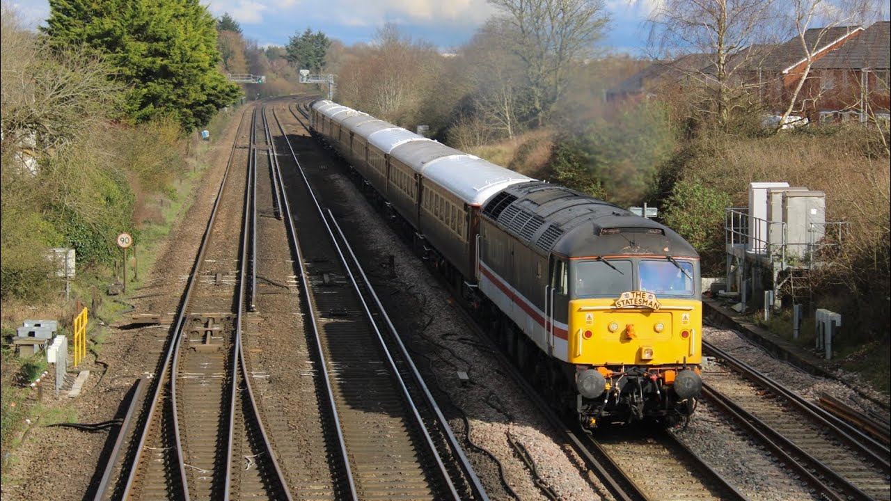 Lsl class 47s 47828+712 pass Worthing junction working the statesmen to ...