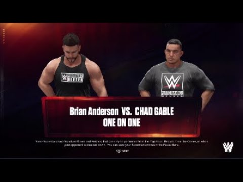 Performance center training matches PT6 VS Gable #wwe2k24 - YouTube