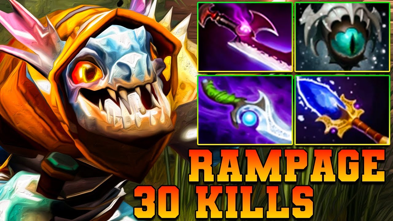 Rampage + Ultra Kills + 30 Kill Slark Dota 2 ! Slark Dota 2 Safelane ...