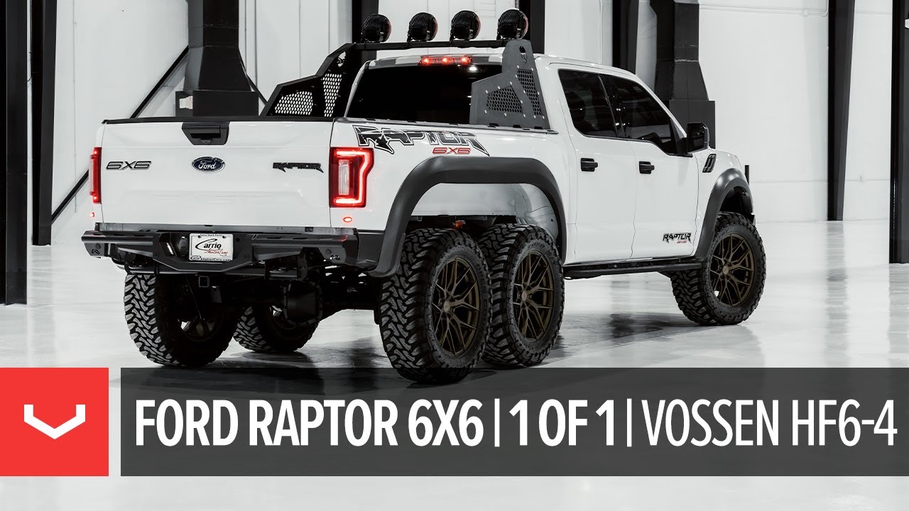 Ford Raptor 6x6 | One of a kind | Vossen HF6-4 Wheels - YouTube