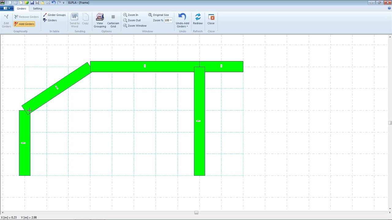Analysis of plane fram - YouTube